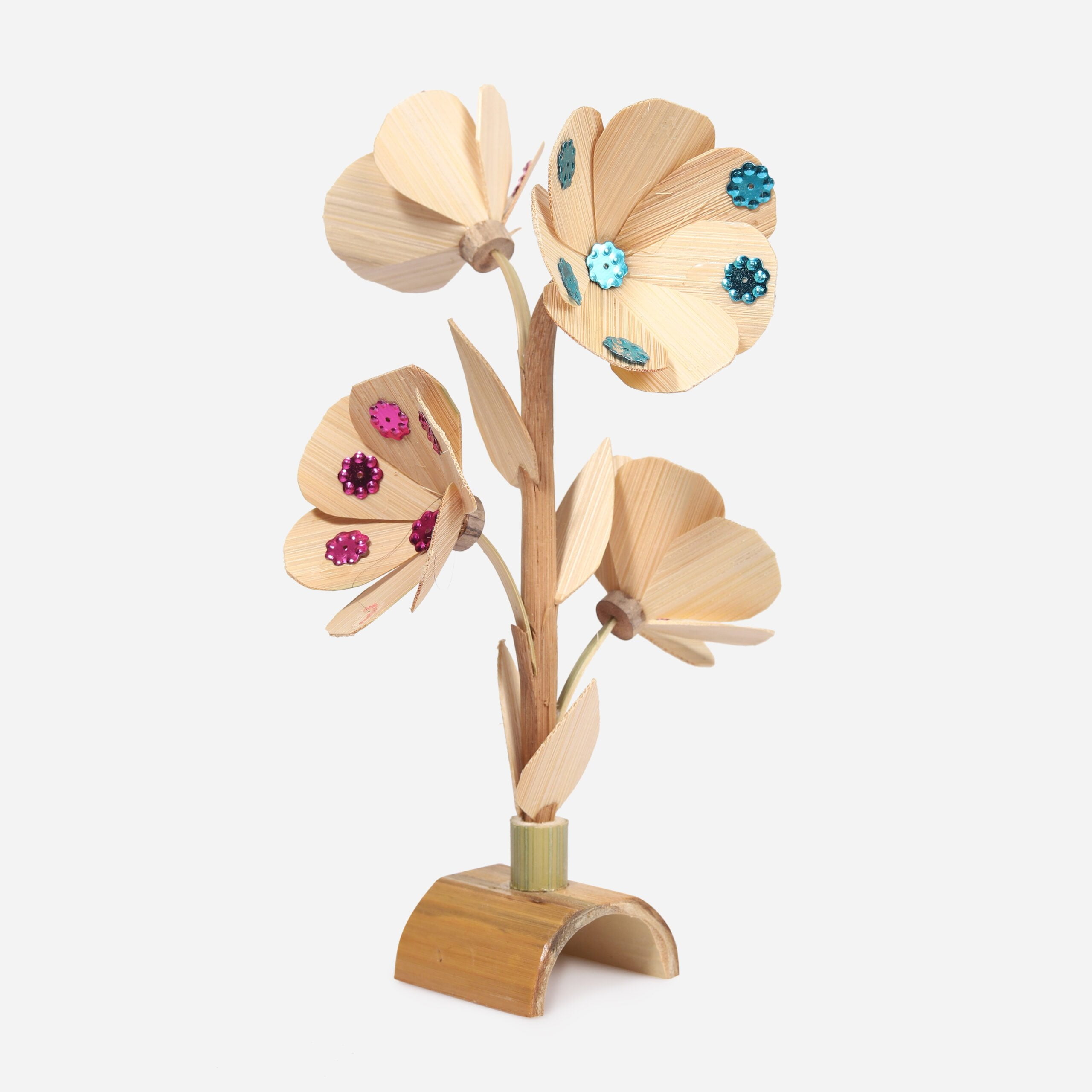 Handcrafted Decorative Bamboo Flower Decor | Buy Now